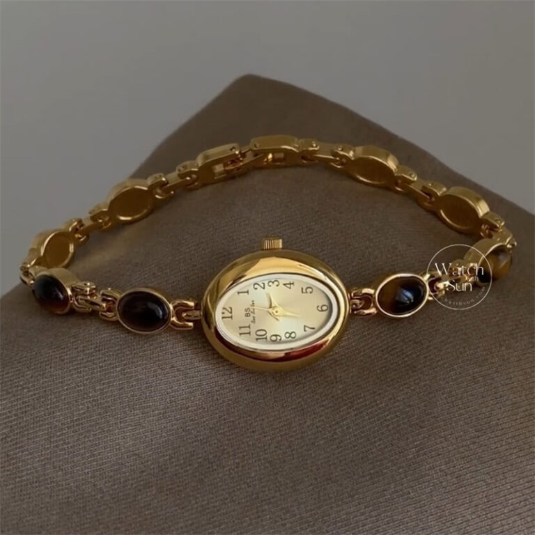Vintage Natural Tiger's Eye Bracelet Women's Watch - WatchwithSun ...