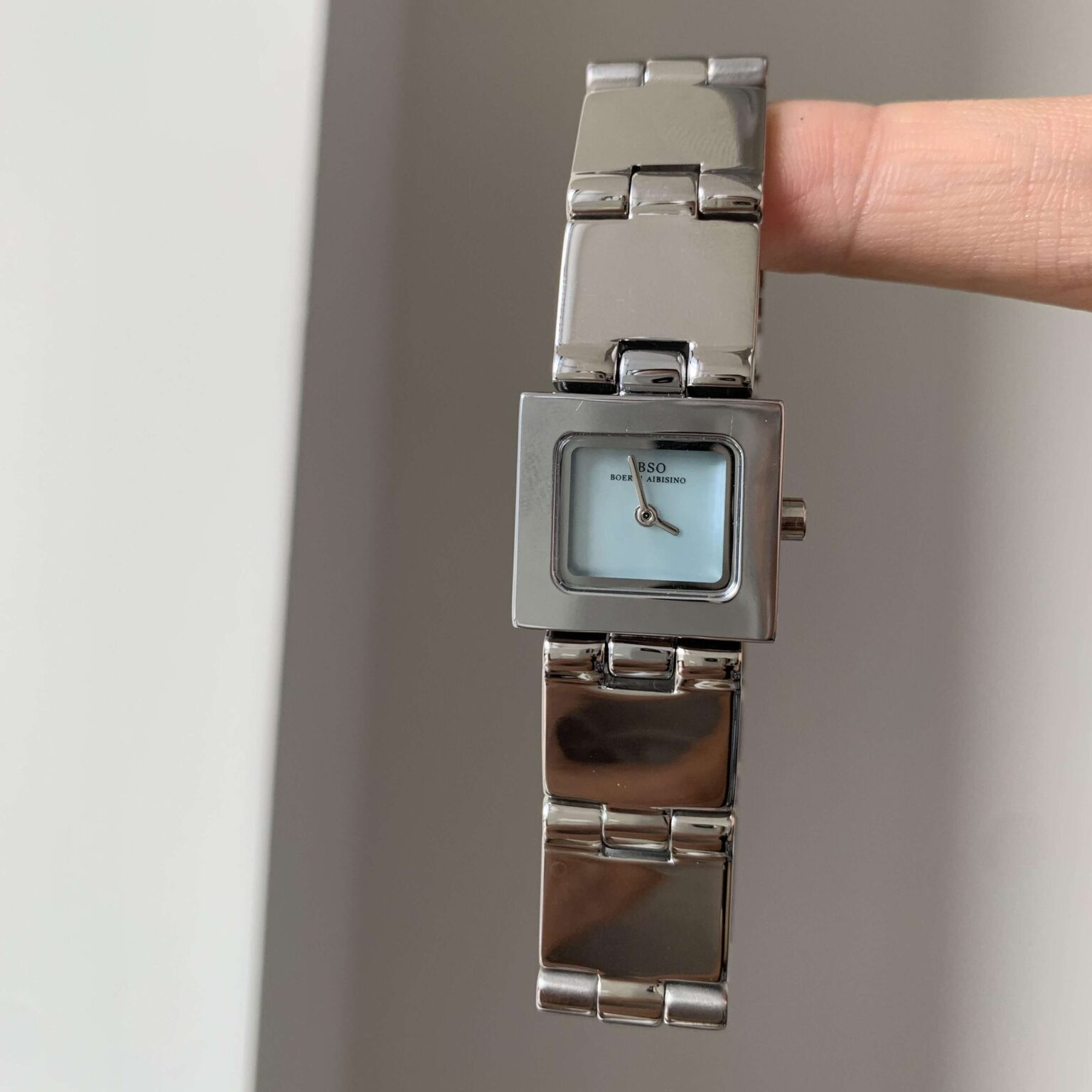 Chic Style Gold/Silver Rectangle Face Bracelet Watch - WatchwithSun ...