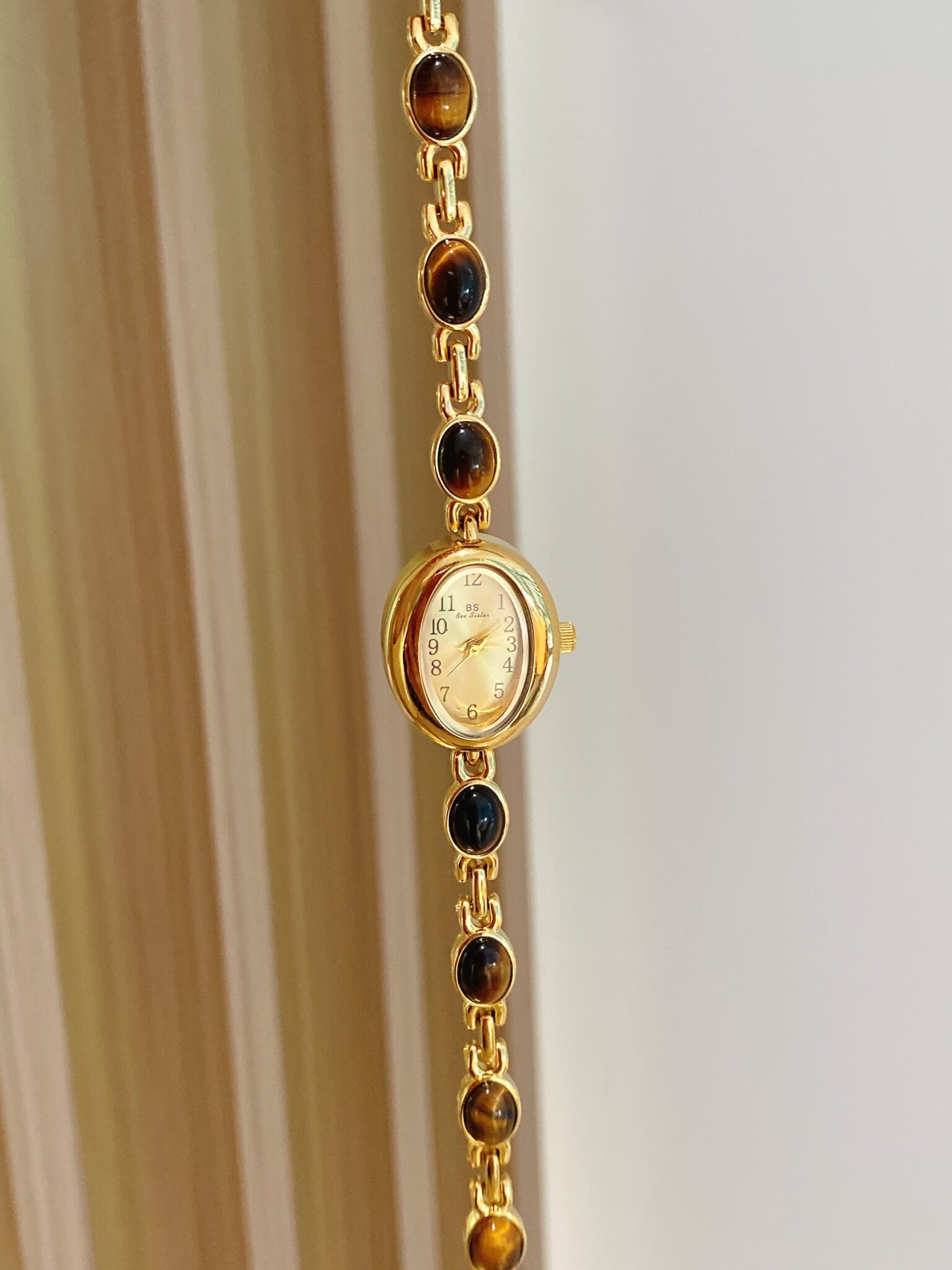 Vintage Natural Tiger's Eye Bracelet Women's Watch - WatchwithSun ...