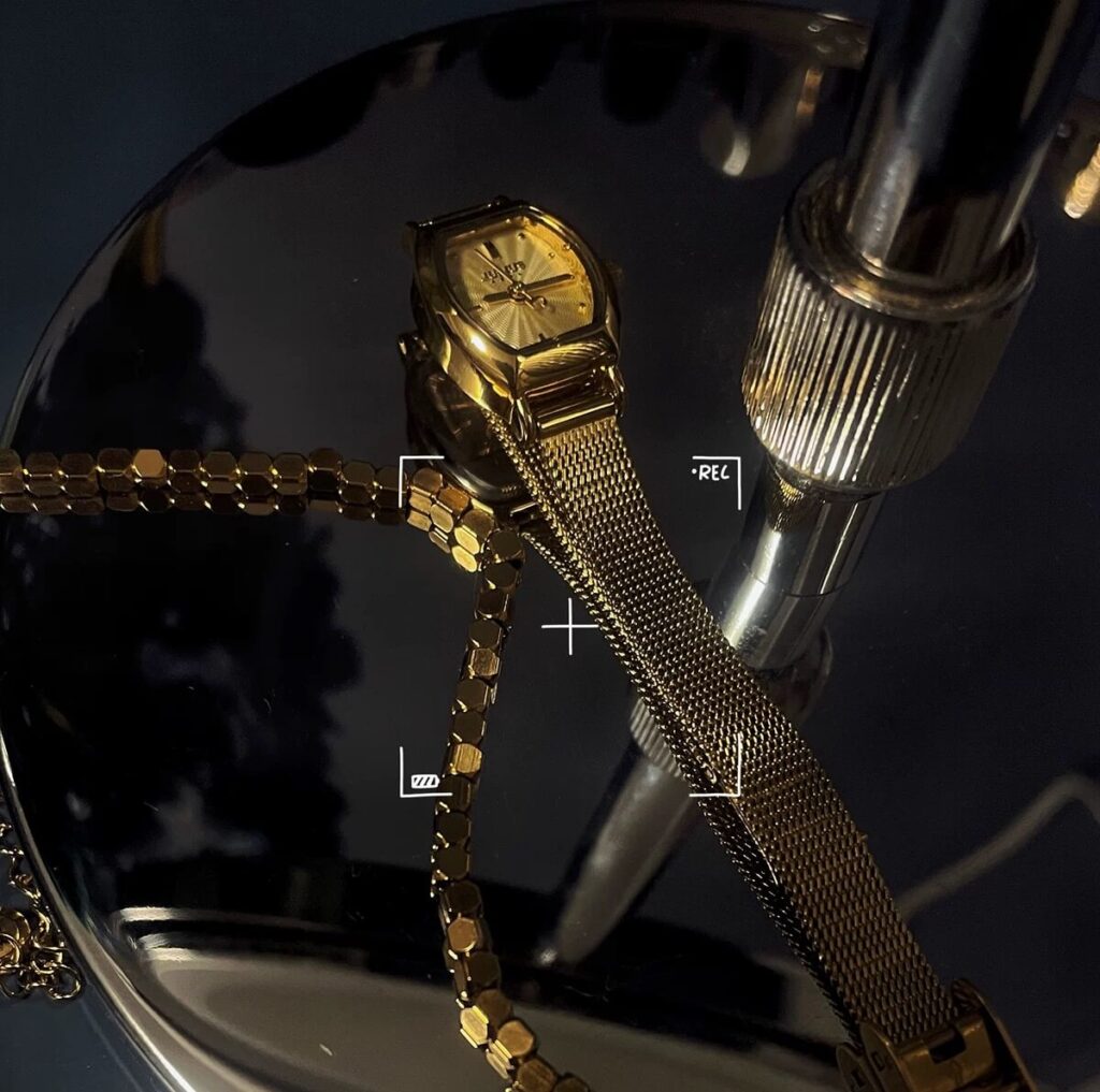 Womens Vintage Gold/Silver Small Face Mesh Watch - WatchwithSun-Dainty & Chic Watches for Women