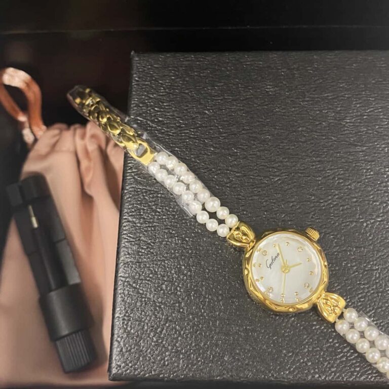 Dainty Freshwater Pearl Bracelet Watch Mother of Pearl Ladies Watch ...