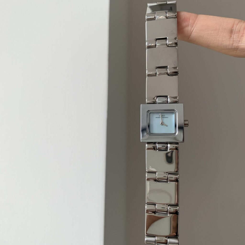 Chic Style Gold/Silver Rectangle Face Bracelet Watch - WatchwithSun ...