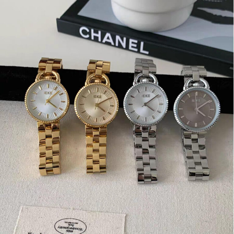 Dainty Silver/Gold Round Face Stainless Steel Watch - WatchwithSun ...