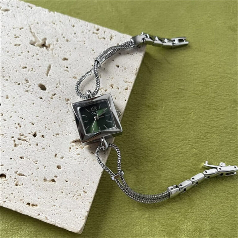 Chic Style Black Square Face Stainless Steel Ladies Watch ...