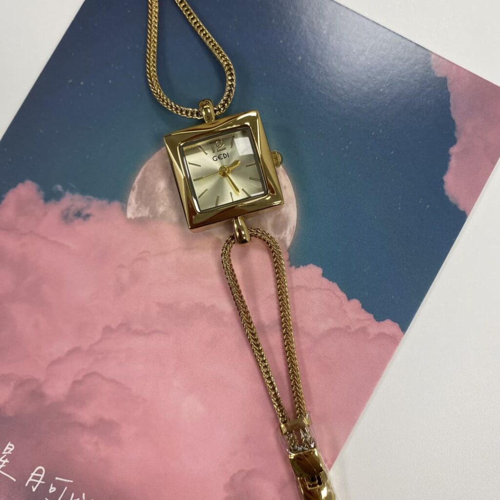 Chic Style Black Square Face Stainless Steel Ladies Watch ...