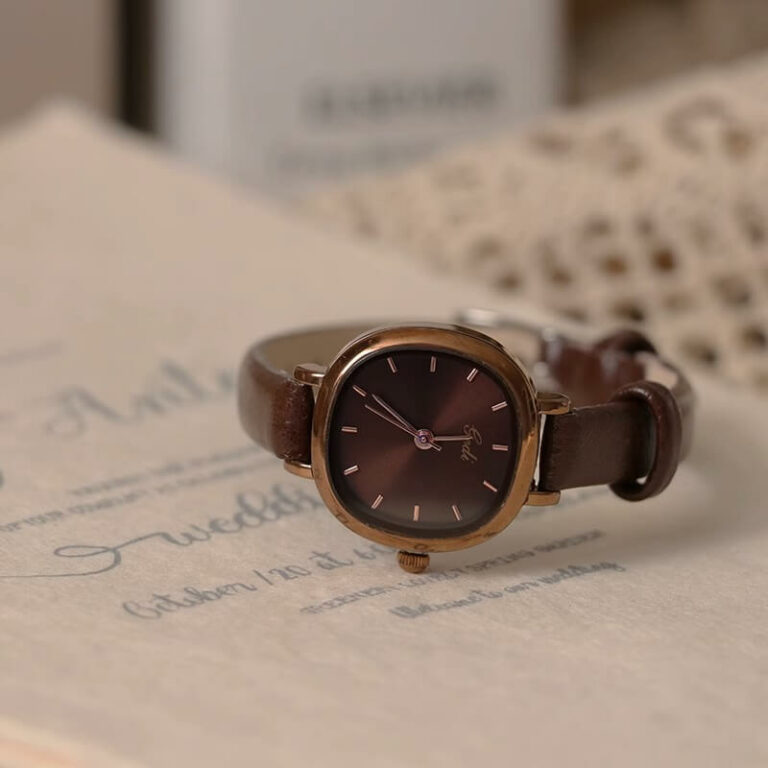 Square Face Dainty Golden Bracelet Watch - Chic Watches with Affordable ...