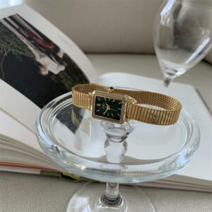 Classic Gold/Purple/Blue Small Square Women's Watch - WatchwithSun-Dainty & Chic Watches for Women