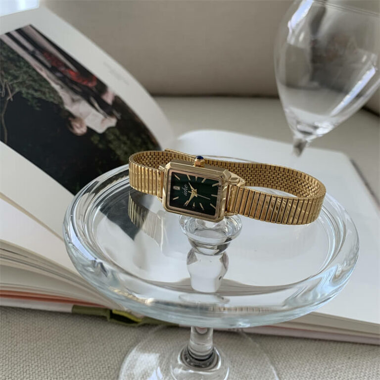 Classic Gold Women's Watch Square Face Watch for Women - WatchwithSun-Dainty & Chic Watches for ...