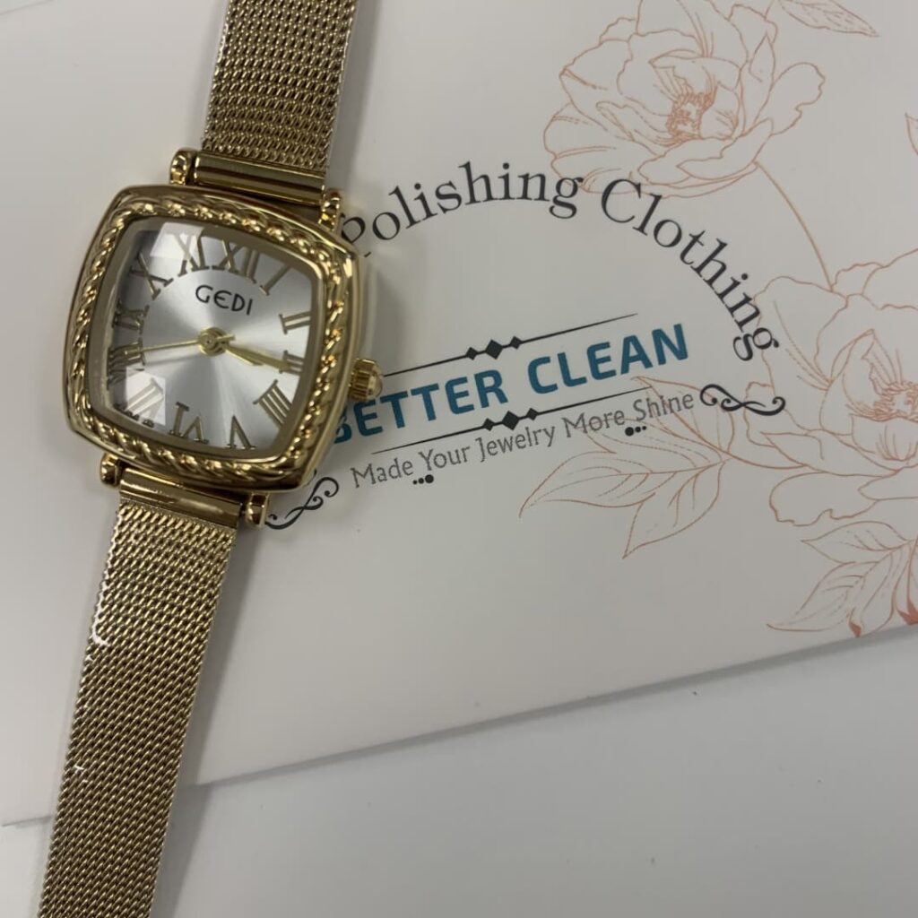 Vintage Style Golden Square Stainless Steel Watch - WatchwithSun-Dainty ...
