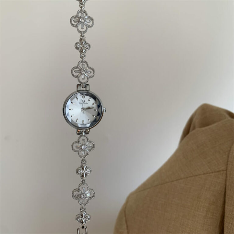 Dainty Gold/Silver Round Stainless Steel Bracelet Ladies Watch - Chic ...