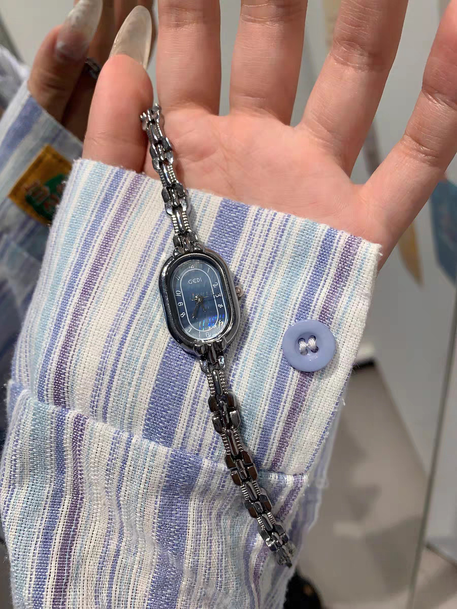 Chic Gold Beige Oval Face Bracelet Women's Watch - Chic Watches with ...