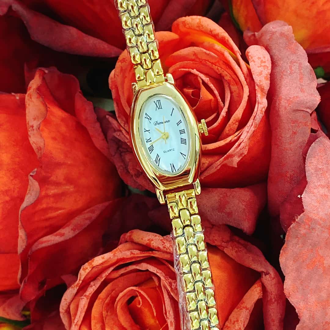 Dainty Gold Bracelet Watch for Women - WatchwithSun-Dainty & Chic ...
