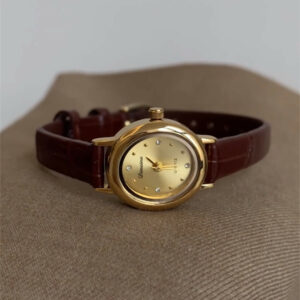 Minimalist Style Black/Brown Small Face Leather Watch - Chic Watches ...