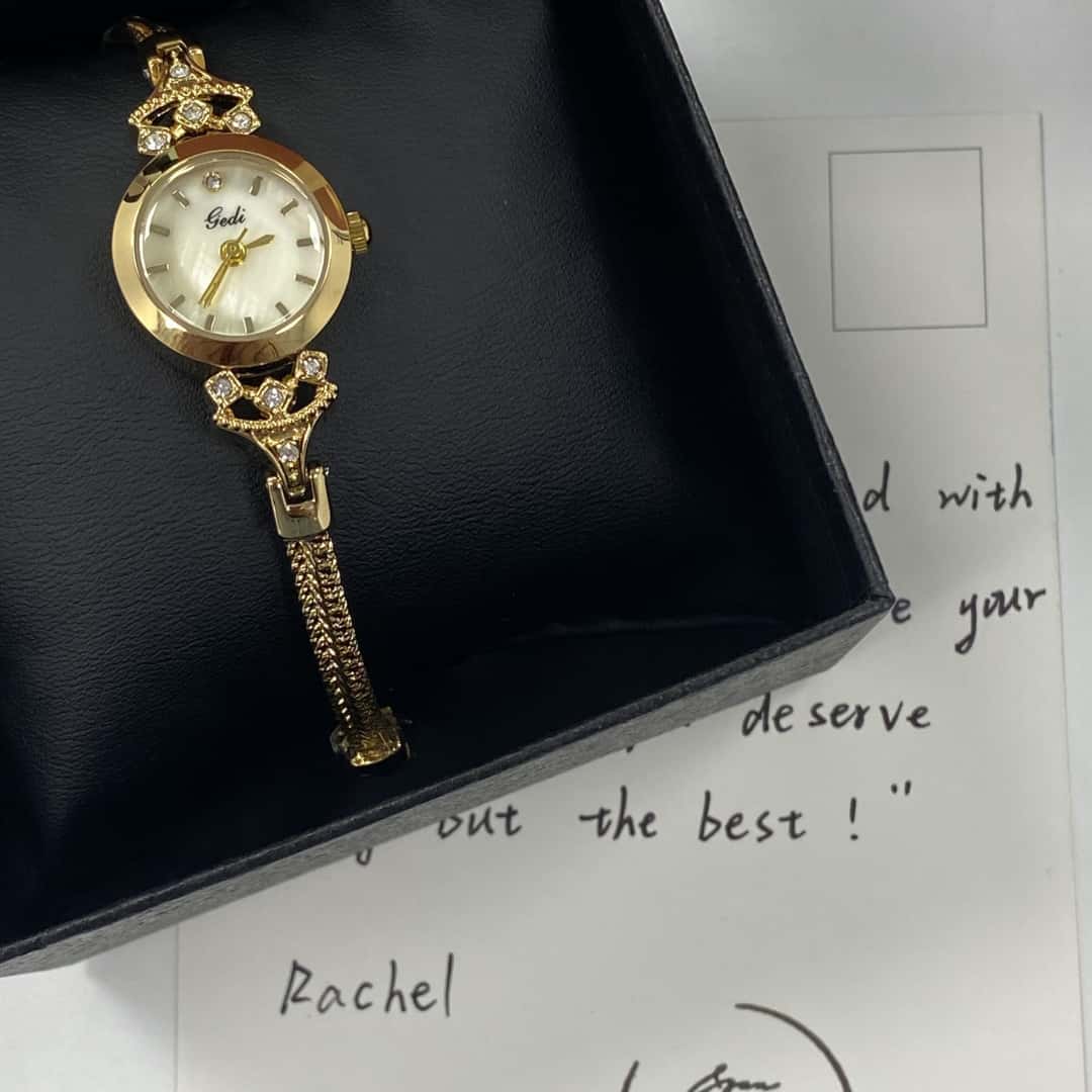 Chic Round Small Face Thin Bracelet Watch - WatchwithSun-Dainty & Chic ...