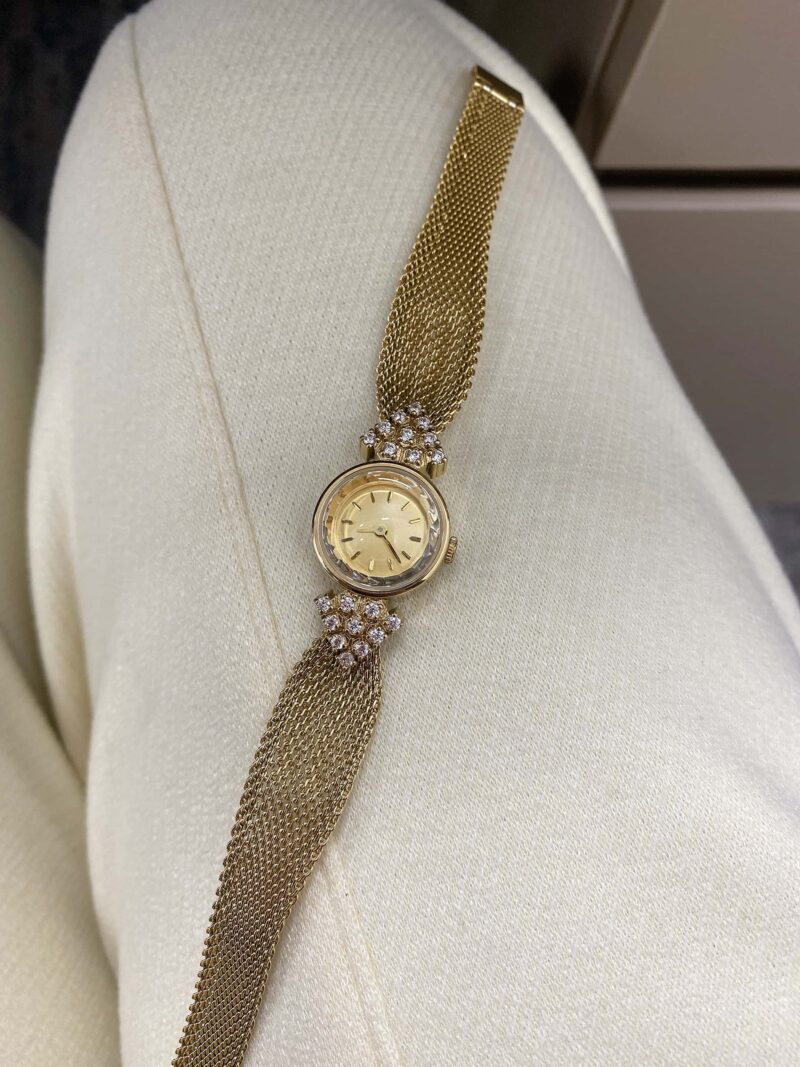 Round Face Gold Stainless Steel watch - WatchwithSun-Dainty & Chic ...