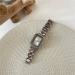 Minimalist Style Square Face Golden Bracelet Watch - Chic Watches with ...