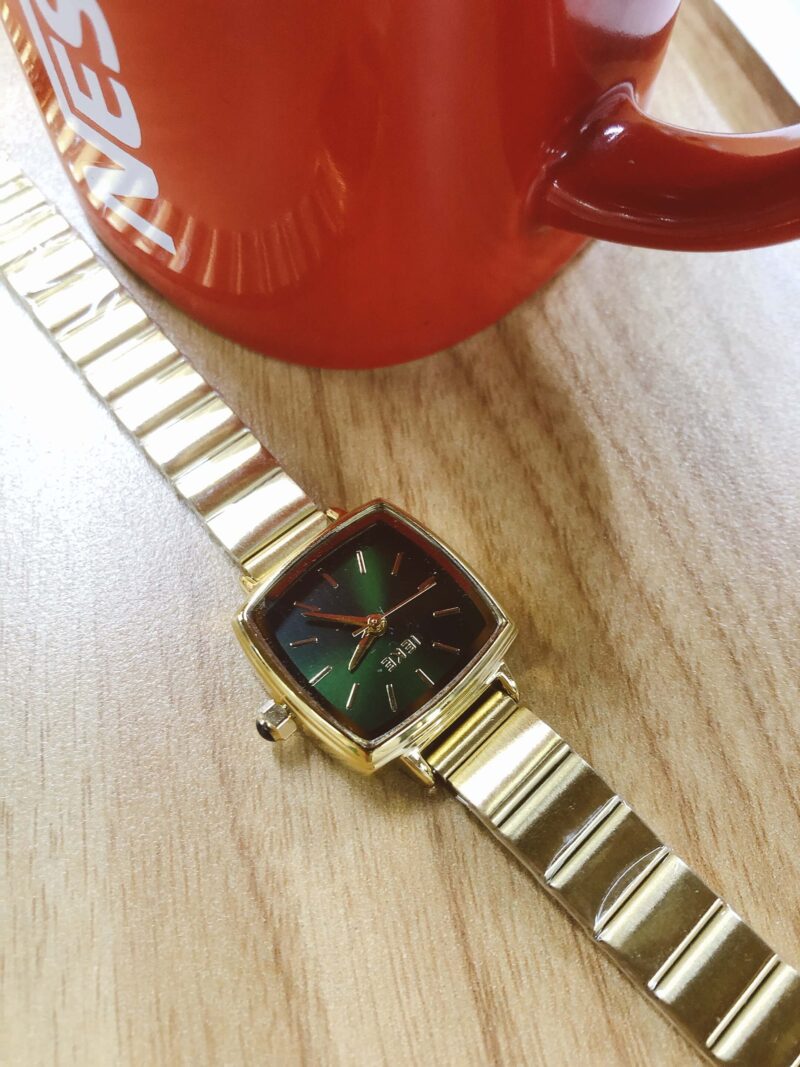 Vintage Style Square Face Rose Gold Ladies Watch - WatchwithSun-Dainty ...