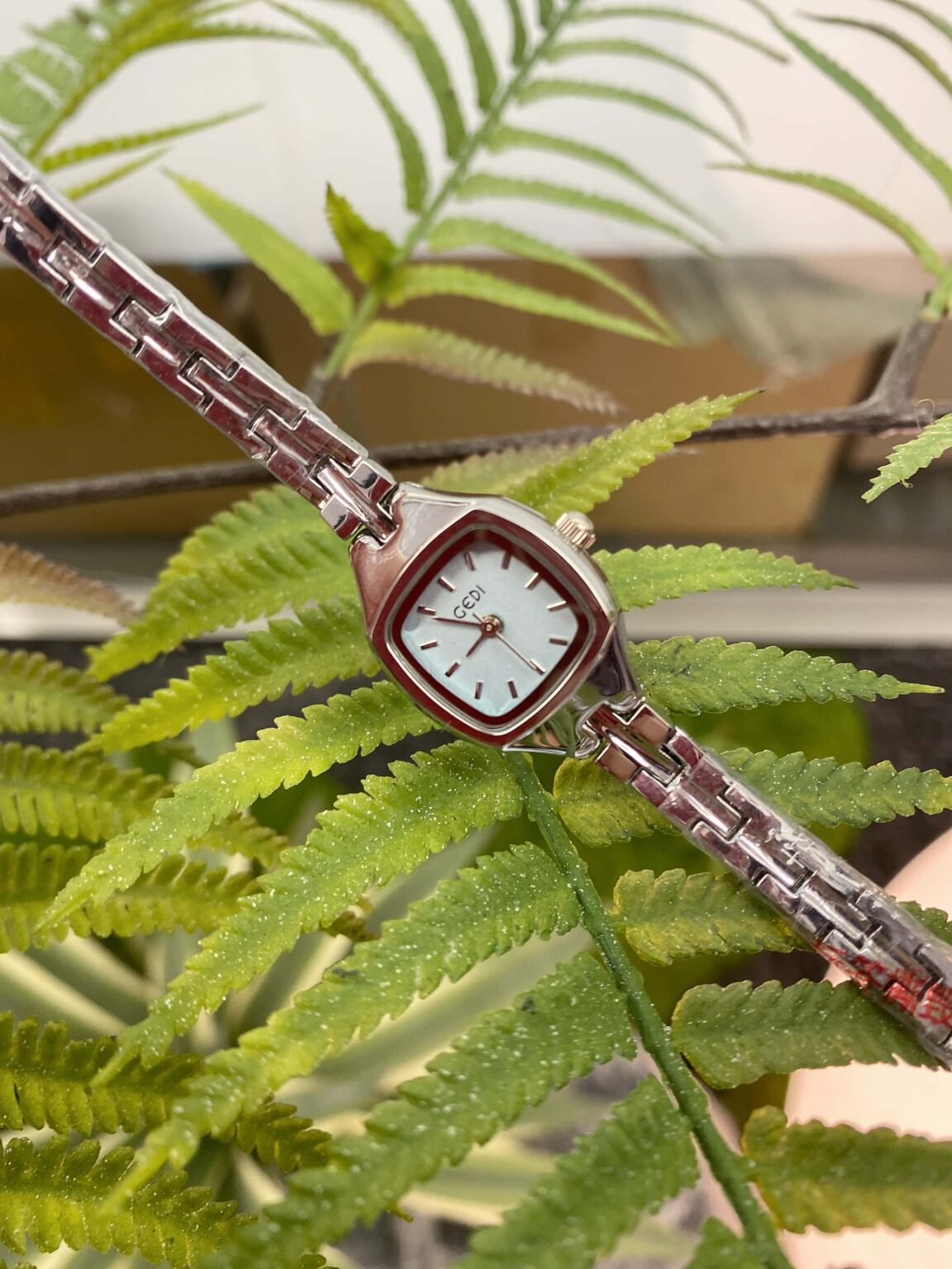 Minimalist Style Gold/Silver Rectangle Stainless Steel Bracelet Watch ...