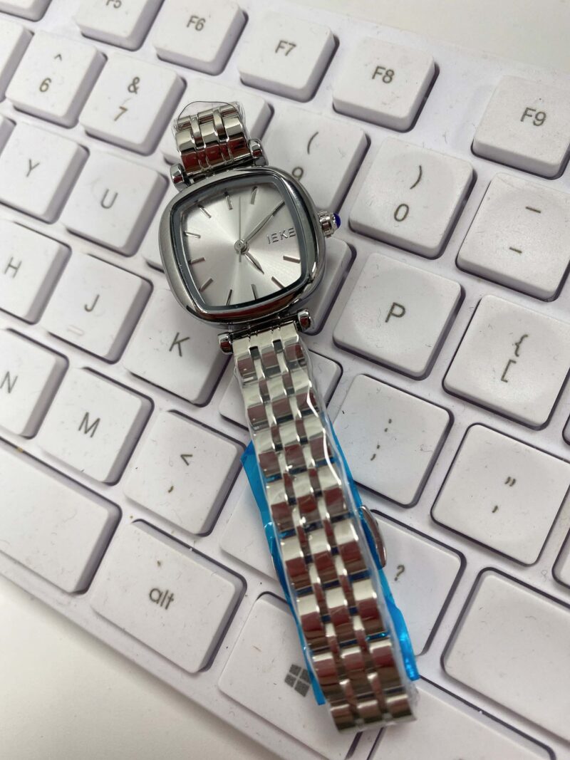 Dainty Silver Square Bracelet Ladies Stainless Steel Watch ...