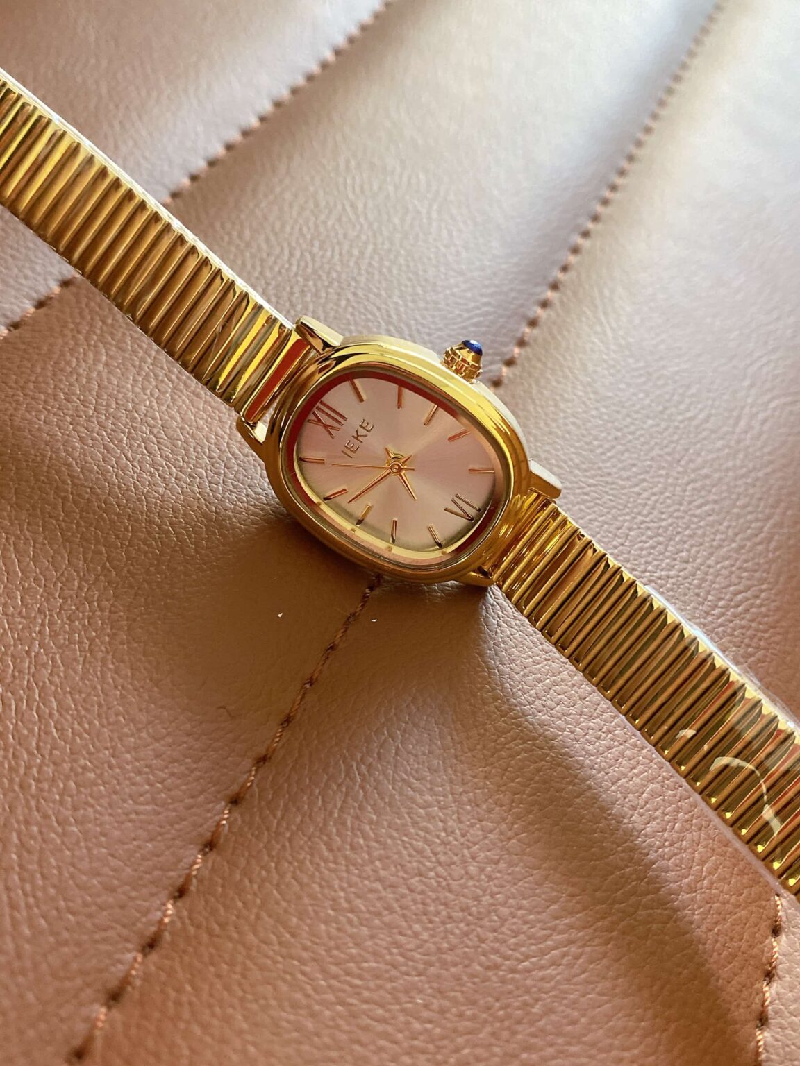 Vintage Gold/Silver Square Face Bracelet Watch - WatchwithSun-Dainty ...
