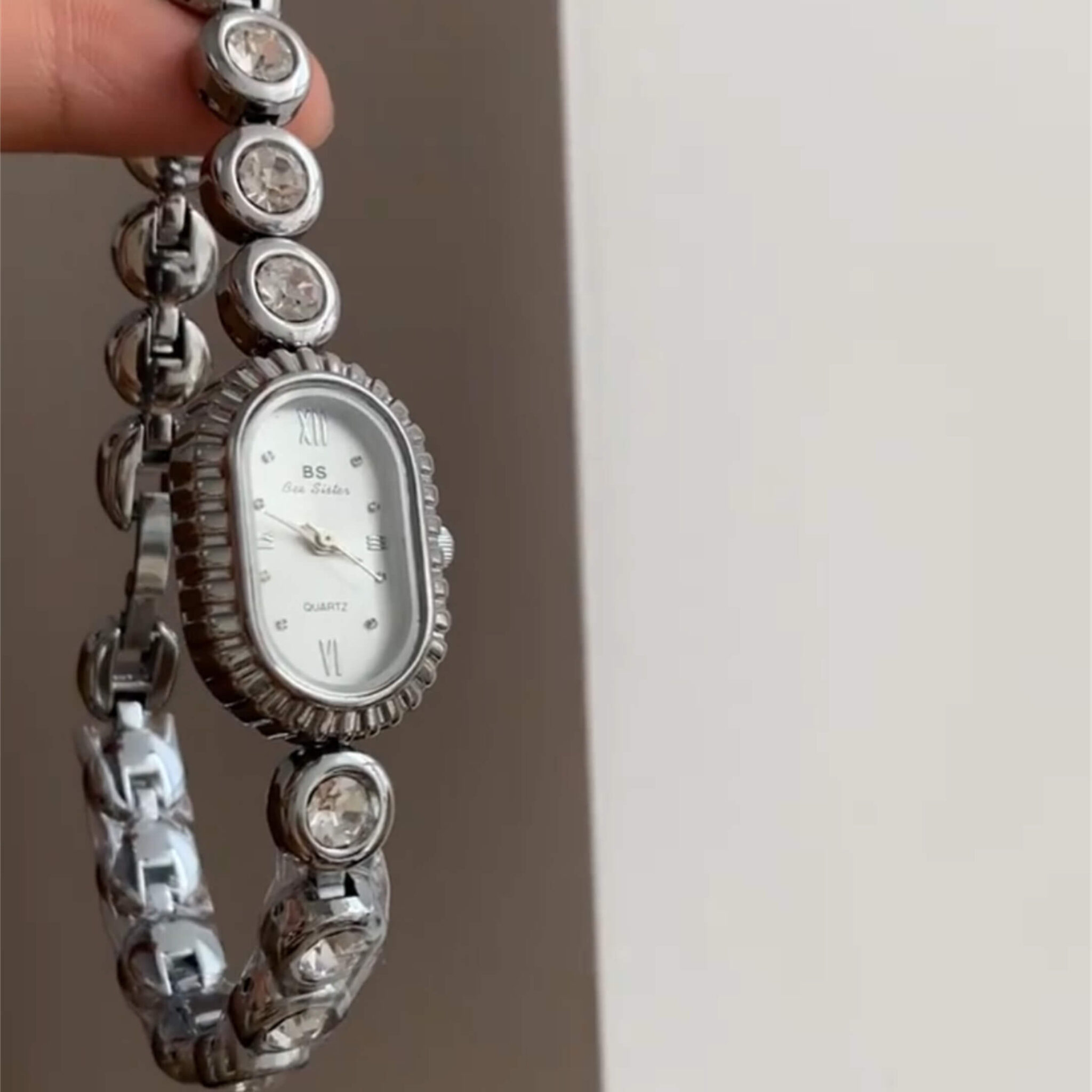 Chic Gold/Silver Round-Square Face Bracelet Watch - WatchwithSun-Chic ...