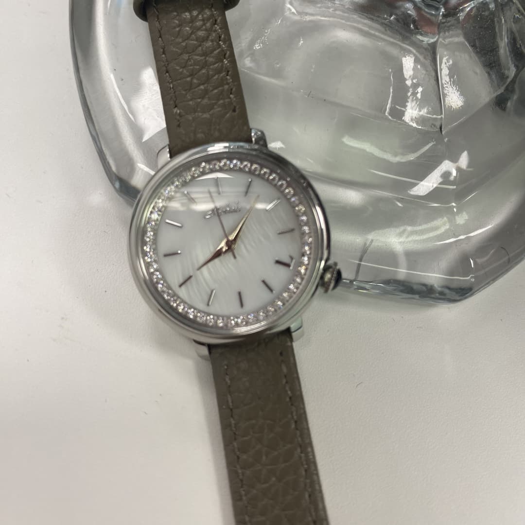 Vintage Style Gold/Silver Round Face Leather Watch - WatchwithSun ...