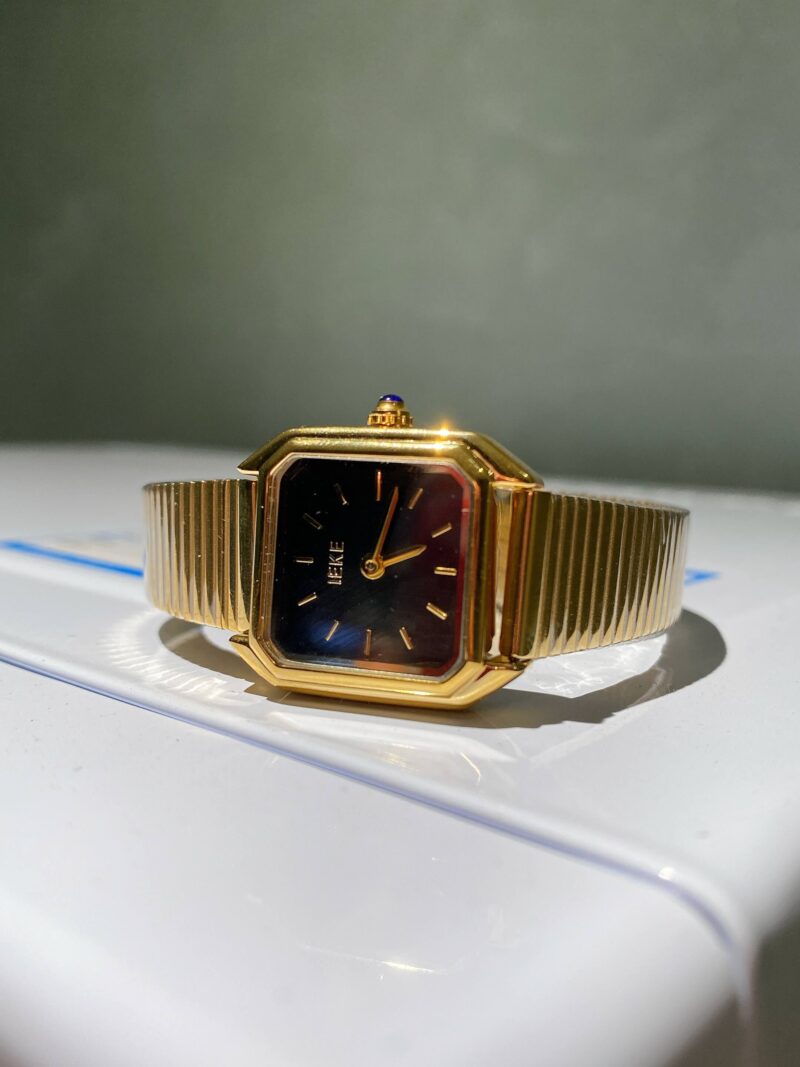 Minimalist Gold Rectangle Face Ladies Watch - WatchwithSun-Dainty ...