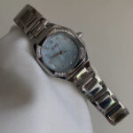Dainty Blue Mother of Pearl Dial Silver Bracelet Watch - WatchwithSun ...