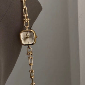 Cool Square Women's Silver/Gold Bracelet Watch - WatchwithSun-Dainty ...