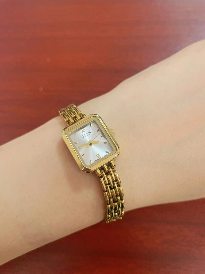 Classic Gold Women's Watch Square Face Watch for Women - WatchwithSun-Dainty & Chic Watches for ...