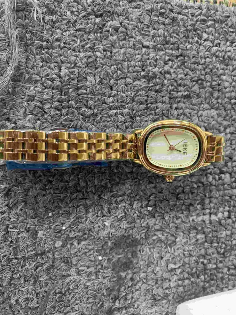Vintage Gold/Silver Oval Face Bracelet Watch - WatchwithSun-Dainty ...